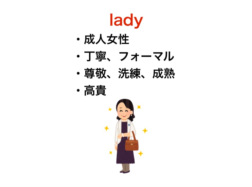 womanとladyの違いは？「女性・女の人」の英語表現まとめ | 【Aitem】池袋校とオンラインの英会話スクール