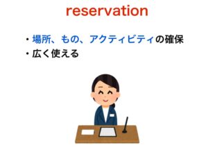 reservation/booking/appointmentの違いは？ネイティブ感覚で使い分け | 【Aitem】池袋校とオンラインの英会話スクール